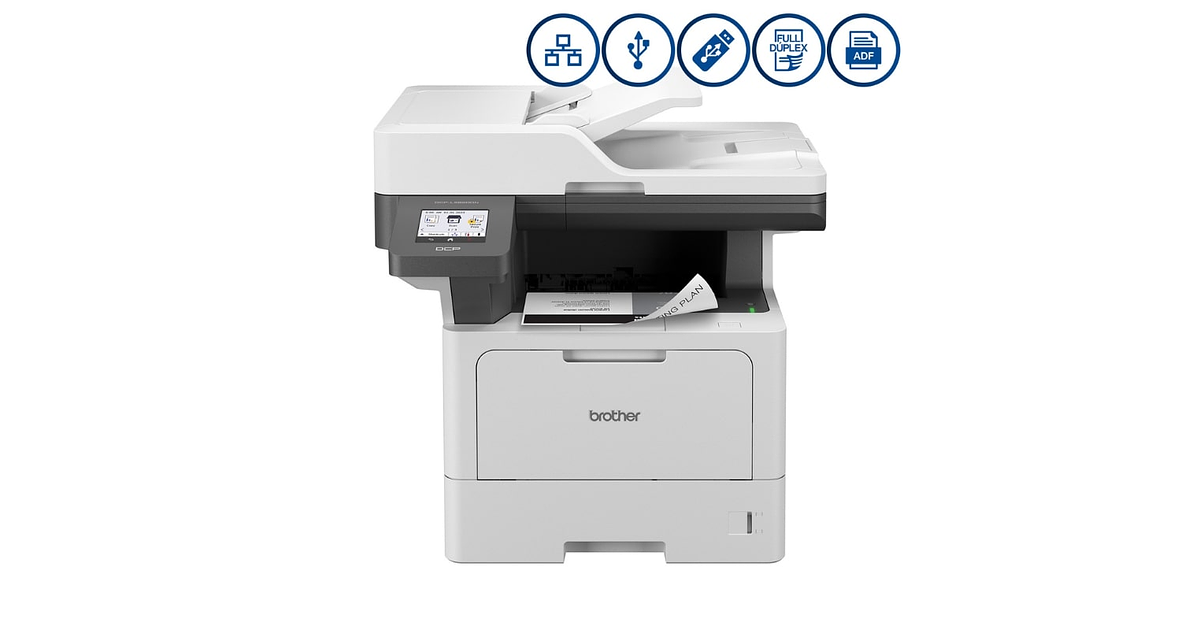 DCP-L5660DN Mono Brother | Multifuncional Láser | Oficio ...