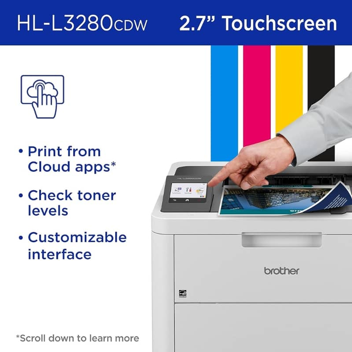 HL-L3280CDW Brother | Impresora Láser Color | 27PPM | eth...