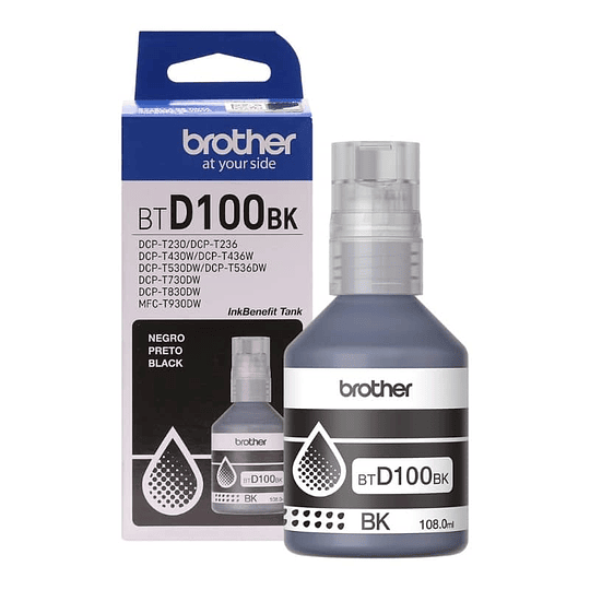 Brother BTD100BK Black | Tinta Original
