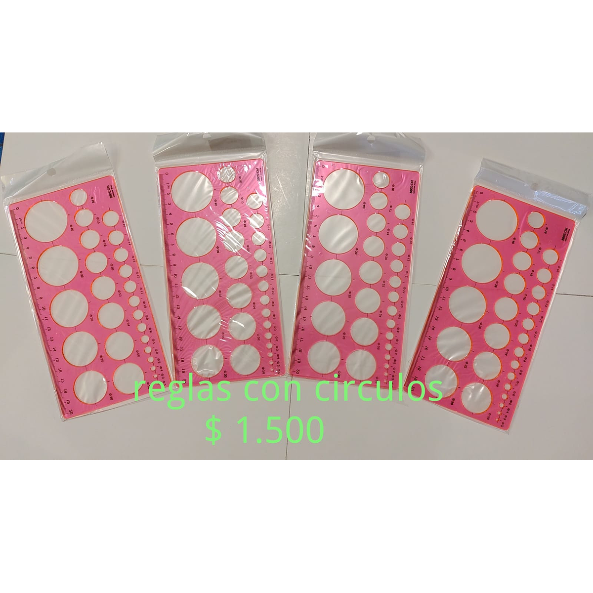 Regla para dibujar circulos