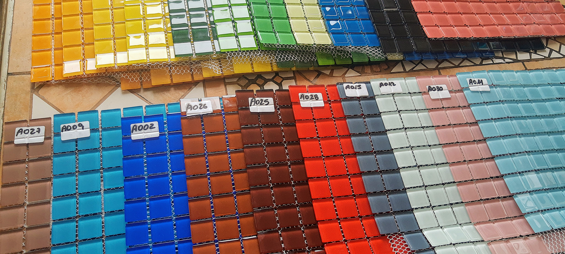 Mosaico linea cristal 30 unidades