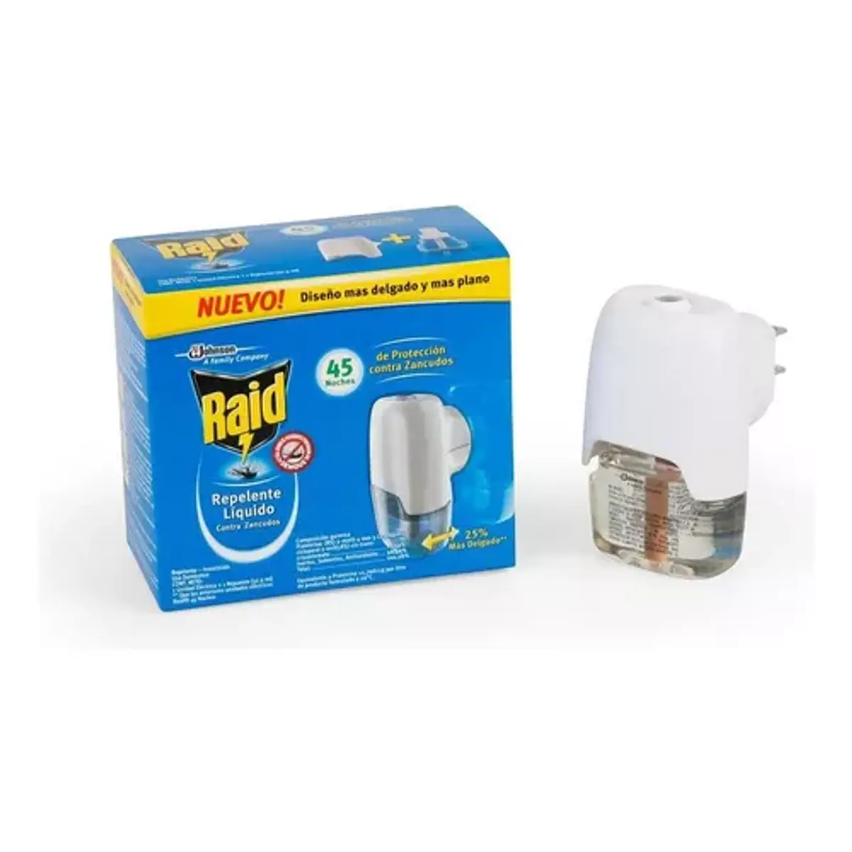 RAID INSECTICIDA LIQUIDO ELECTRICO 32,9 ML.