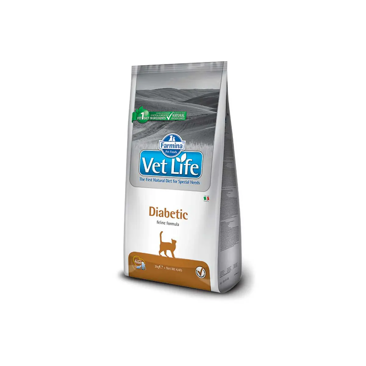 Vet Life Diabetic Gato Adulto 2 kg – Alimento Terapéutico