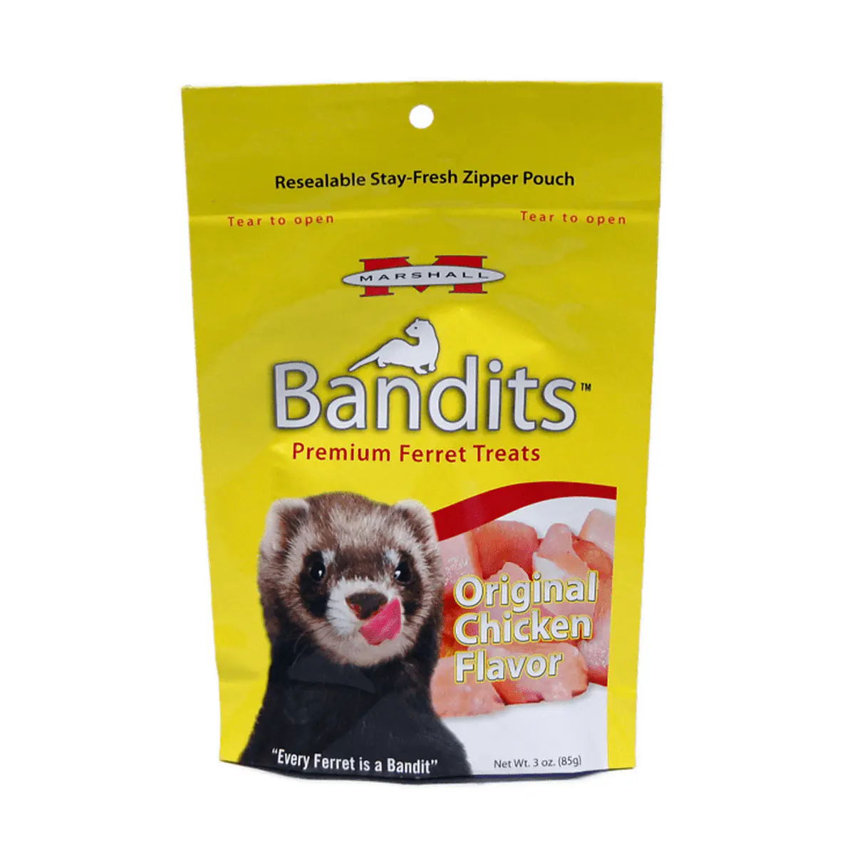 Marshall Bandit Pollo 85 g – Snack para Hurones