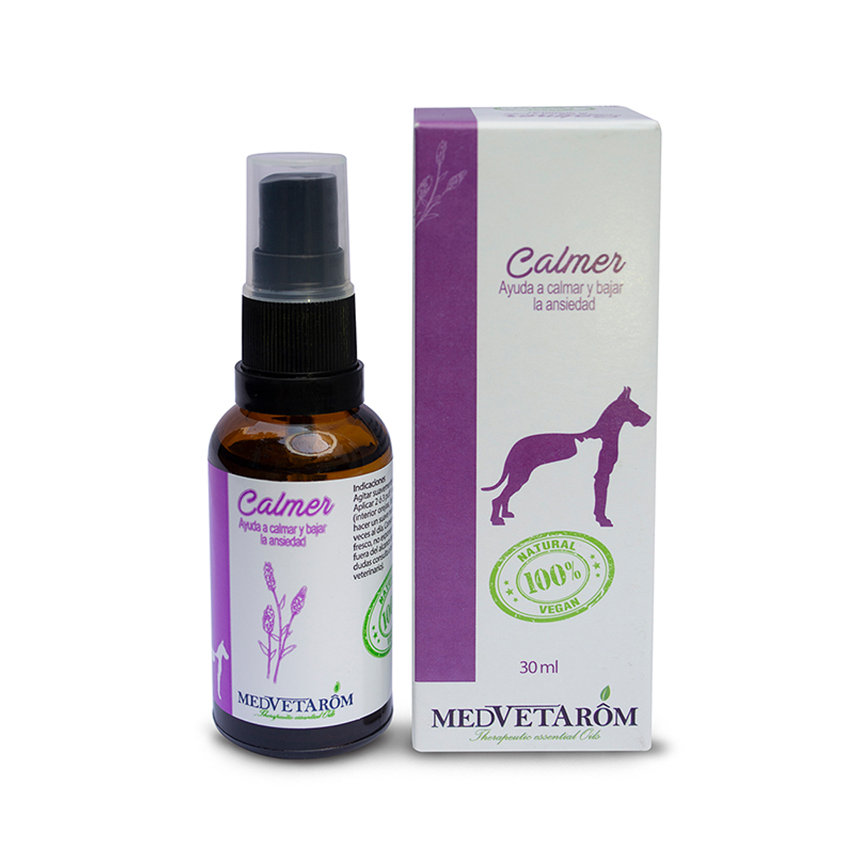Calmer Spray Calmante Aromaterapia para Mascotas 30ml | Todo para tus ...