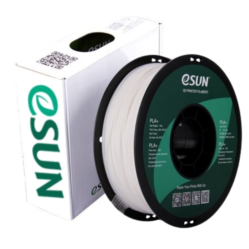 FILAMENTOS PLA+ BLANCO CÁLIDO 1KG ESUN | FILAMENTOS