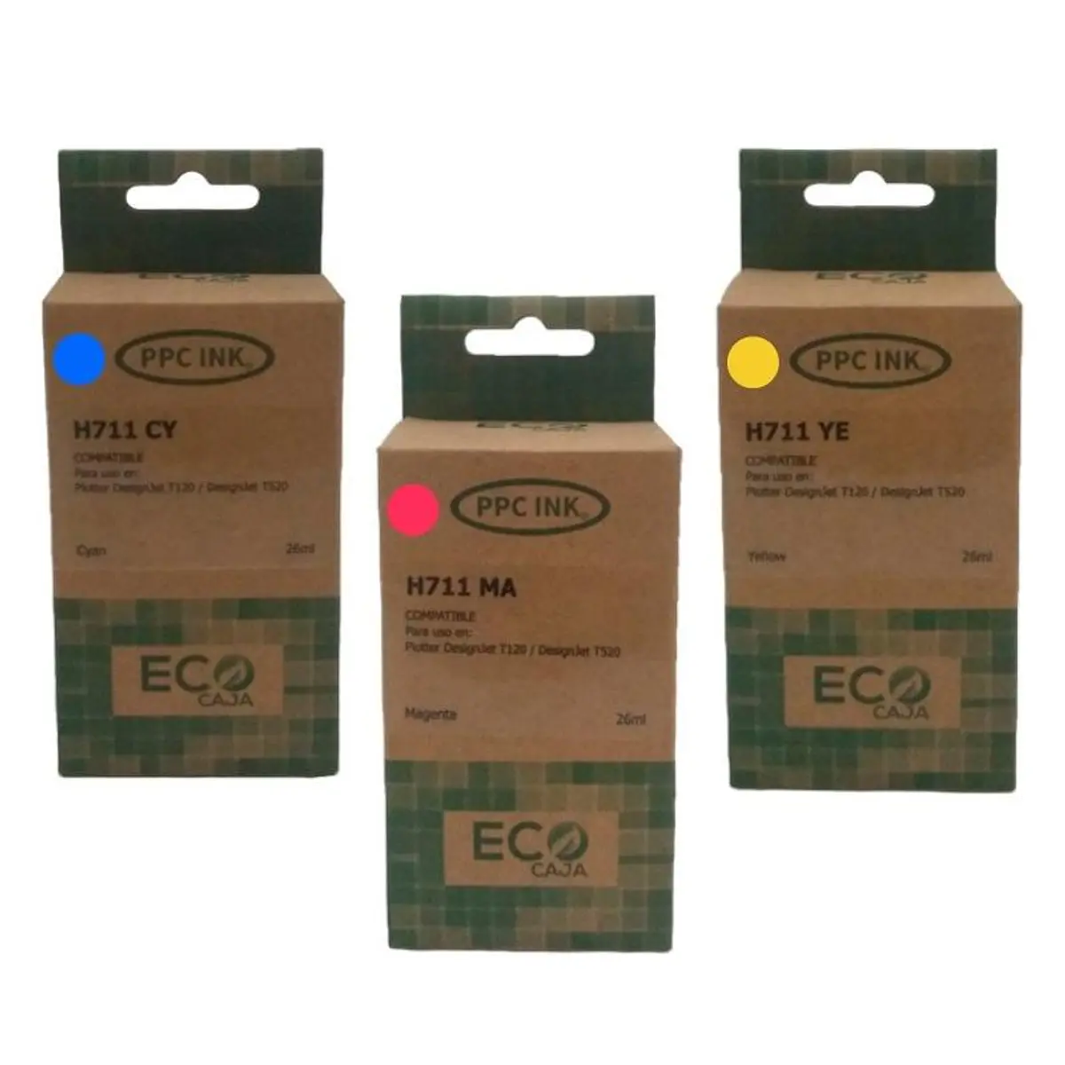 Pack de tinta plotter compatible - Ahorro gar | TodoToner.cl