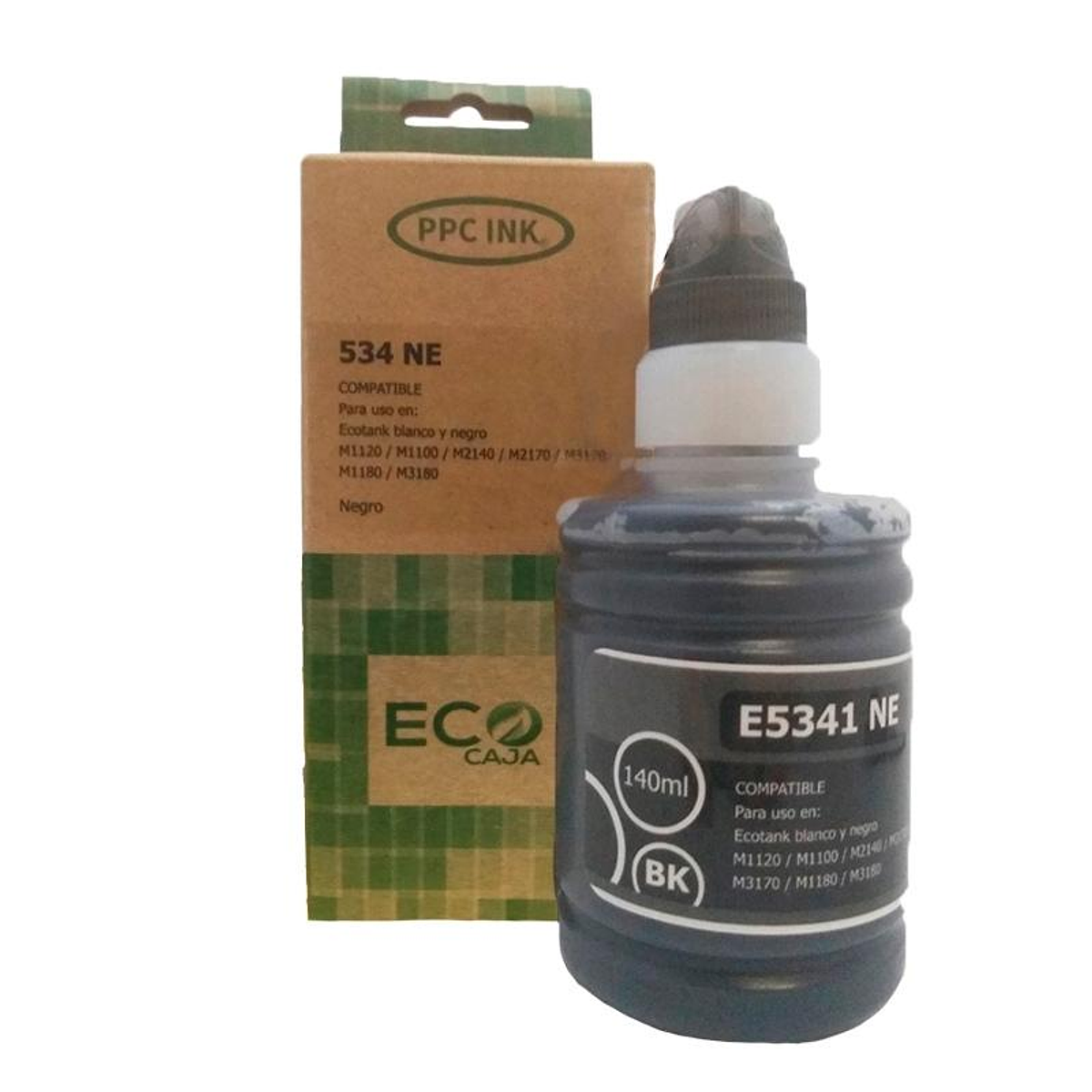 EPSON 534 BLACK | Tinta Alternativa | EcoCaja | PPC