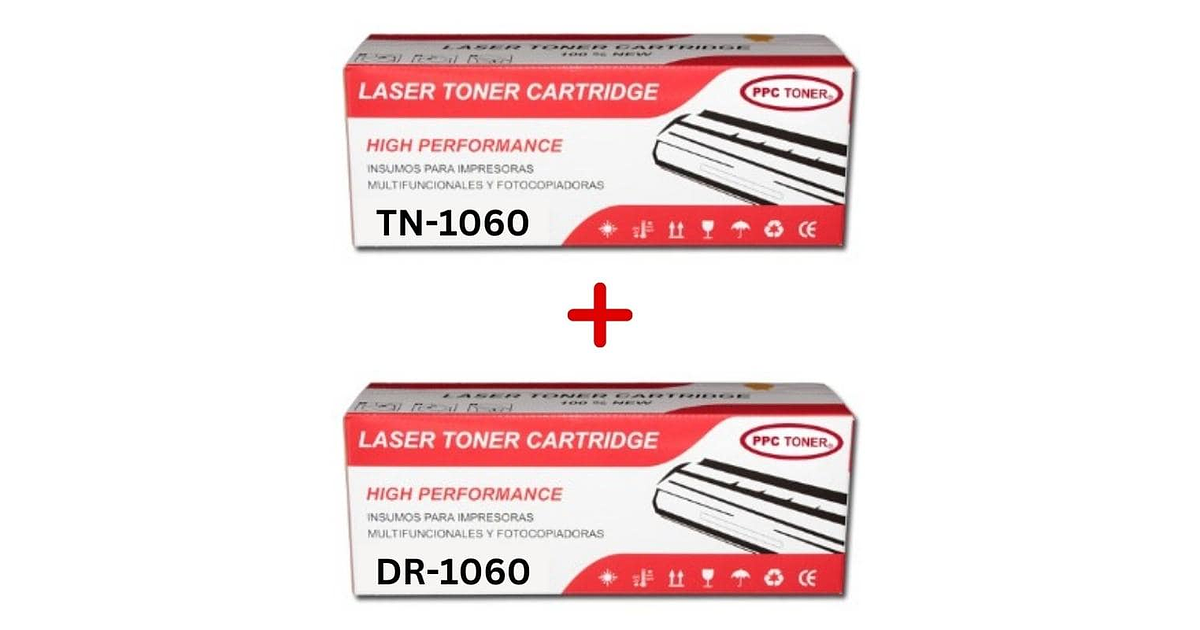 Pack Toner TN-1060 + Tambor DR-1060 PPC | Toner y Tambor ...
