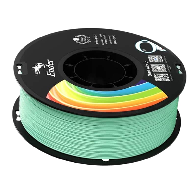 Filamento PLA+ Verde Turquesa 1kg Ender | Filamentos