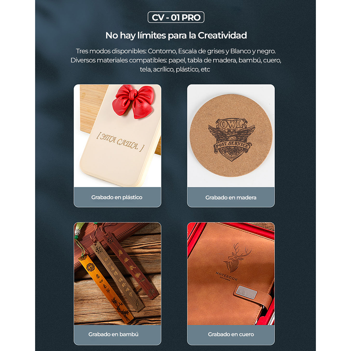 CV-01 Pro Creality | Grabado Láser - Impresora 3D