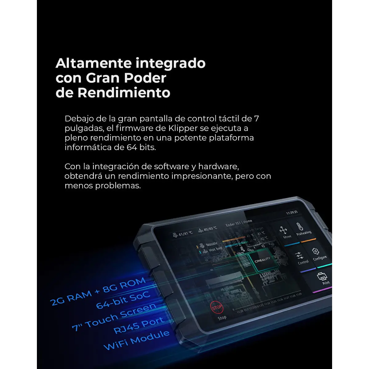 Sonic Pad Basado en Klipper Aumenta y Controla Creality