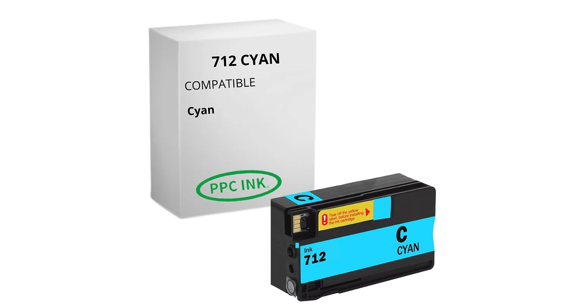 HP 712 Cyan | Tinta Plotter Alternativa | Ppc