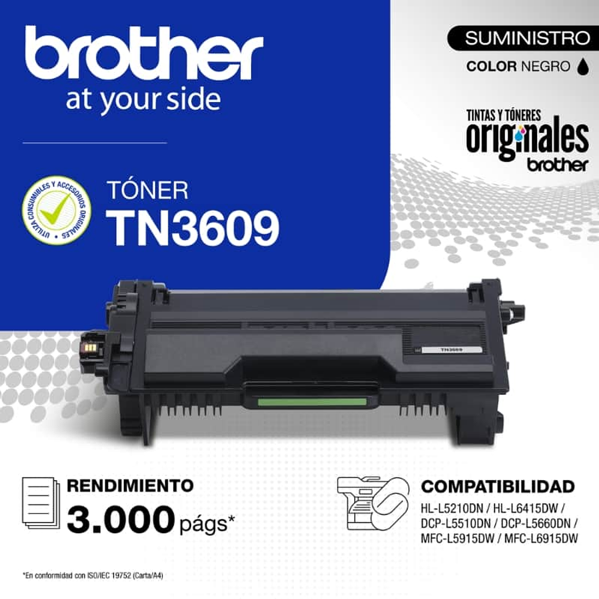 Brother TN-3609 | Toner Original