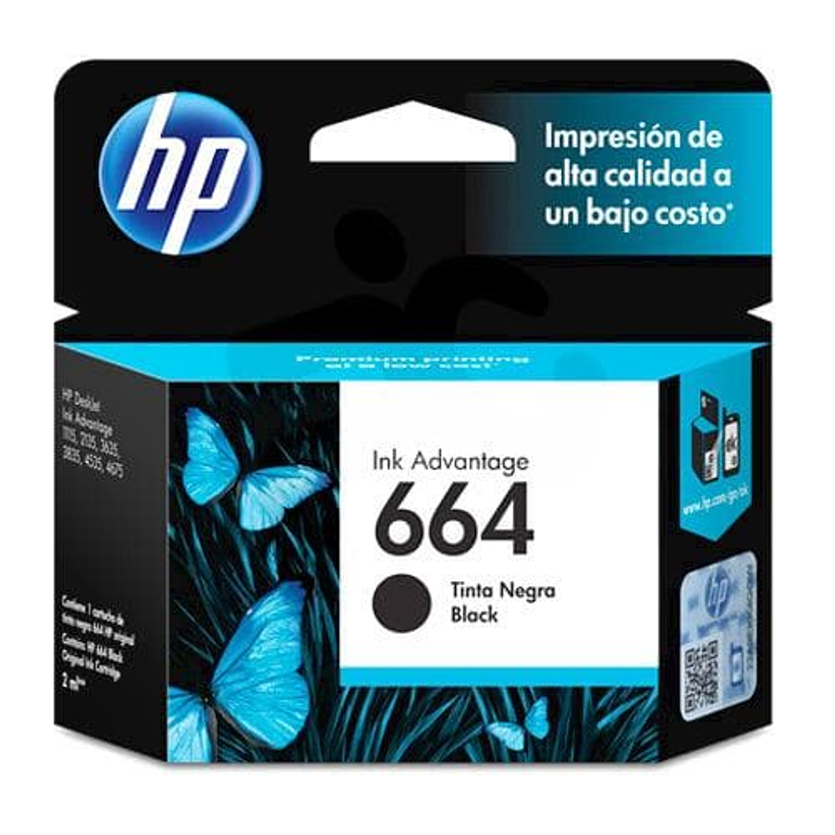 HP 664 BLACK | Tinta Original
