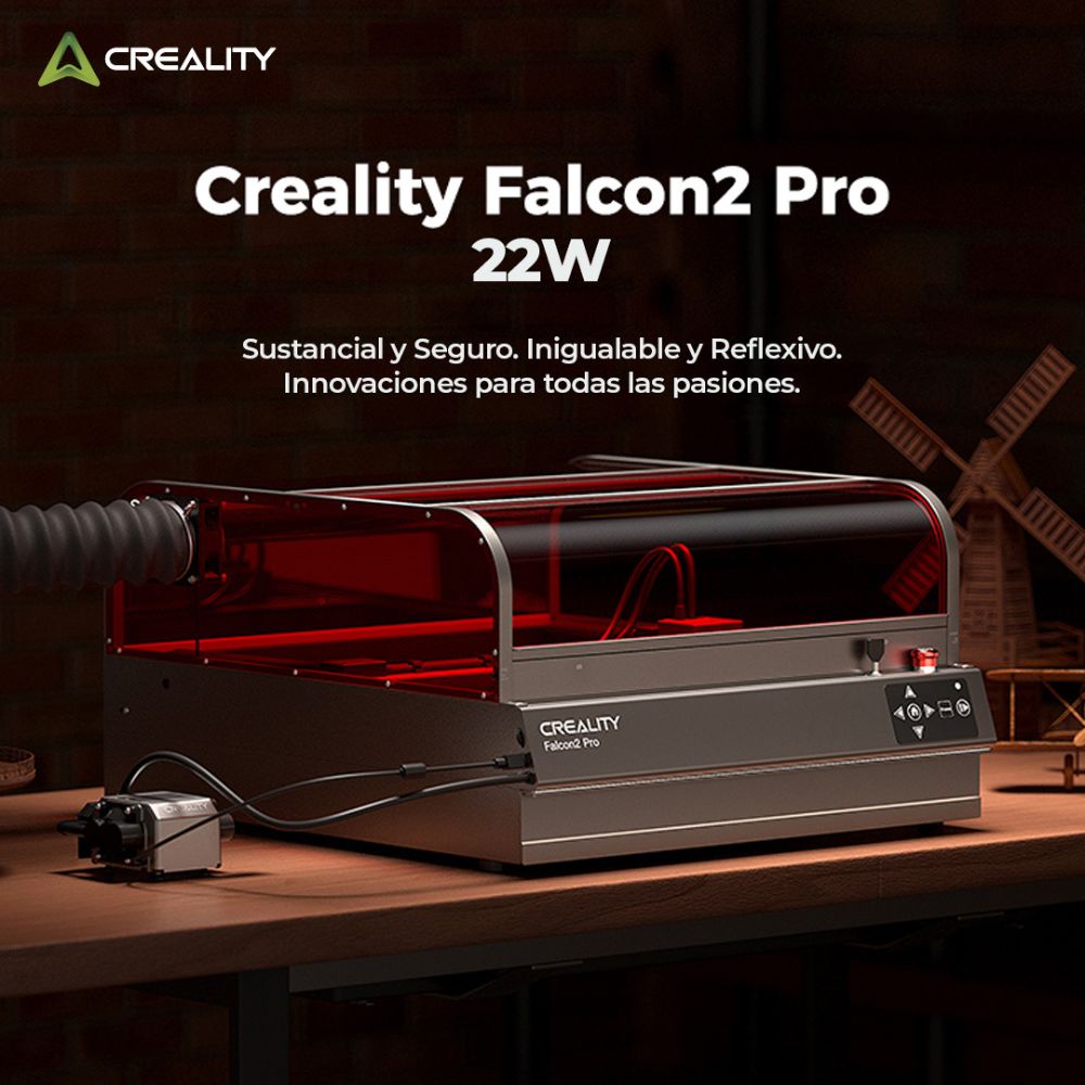 Falcon2 22W Pro CV-50 CNC Creality | Grabado Láser y Cort...