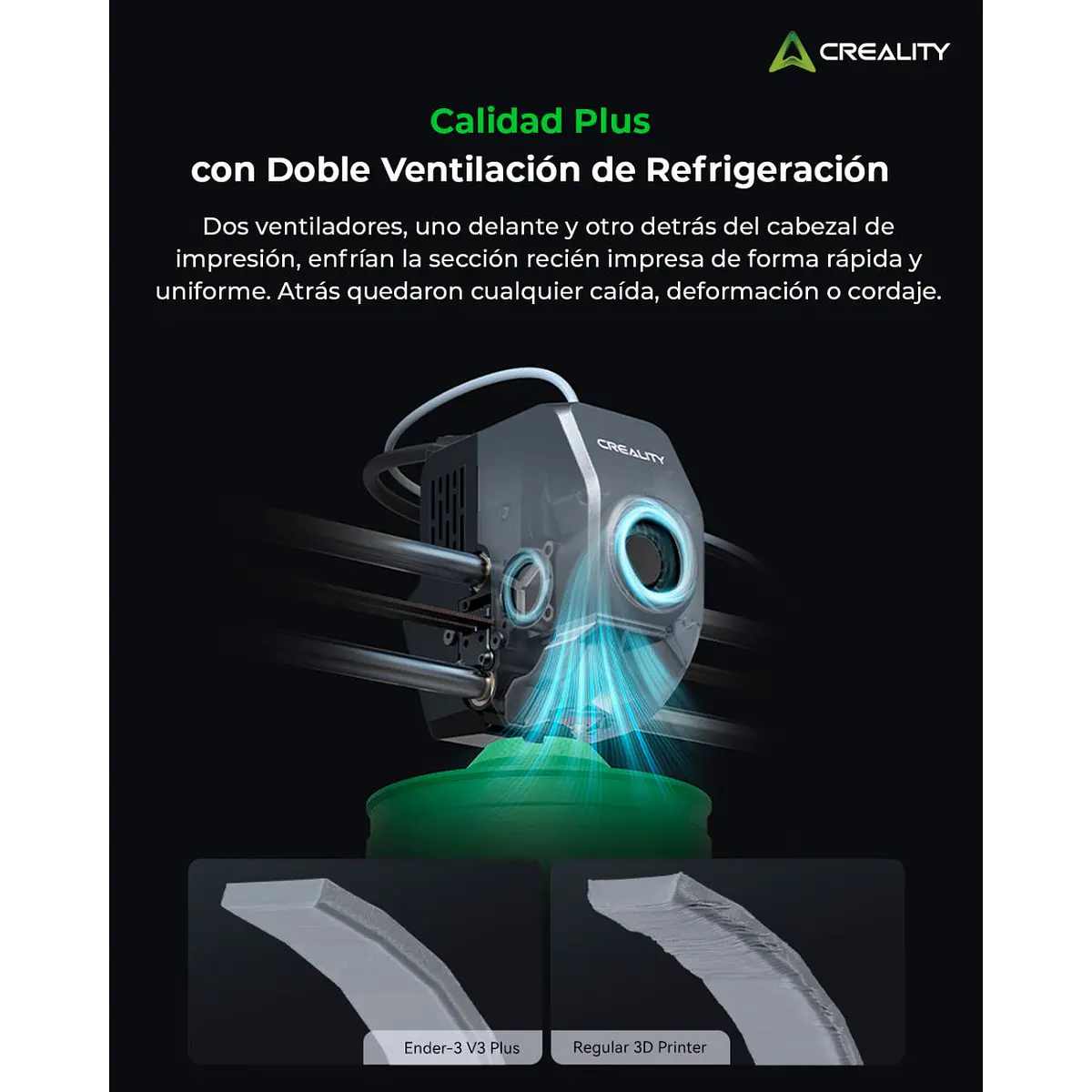 Ender-3 V3 Plus Creality | Tamaño Imp 300x300x330mm | Vel...