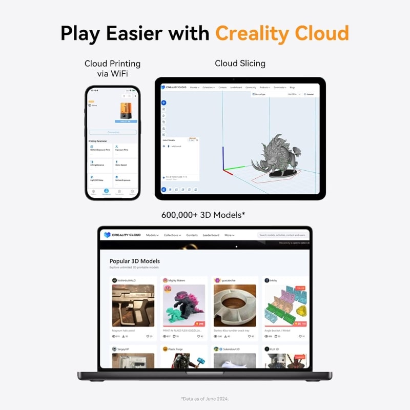 Halot-R6 2K Creality | Tamaño Imp 130.56X82.62X160mm | Im...