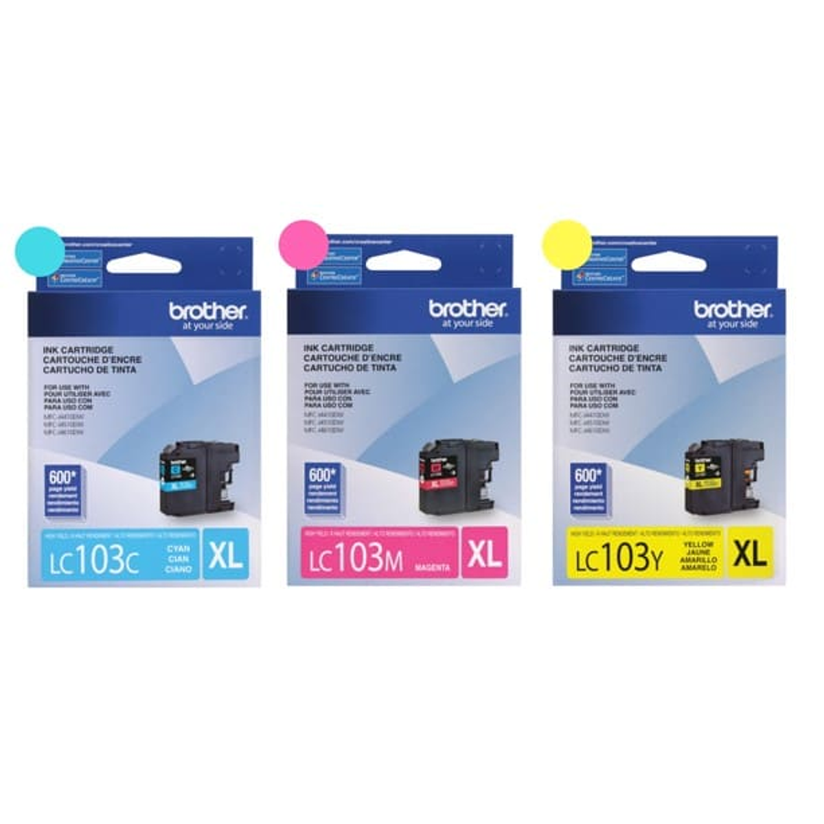 BROTHER LC-103 XL PACK DE 3 COLORES | Tinta Original