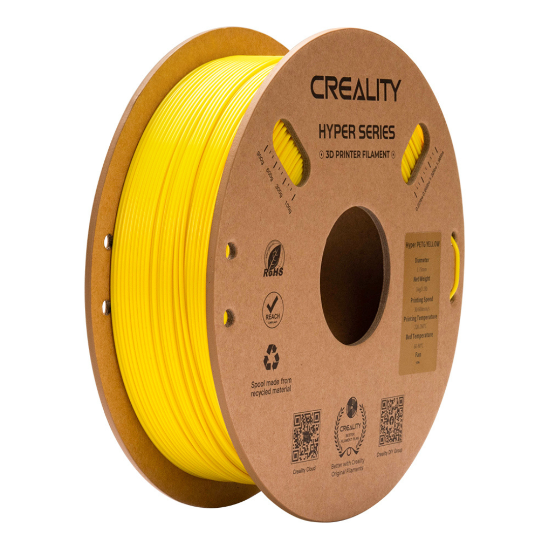 Filamento PETG Hyper Alta Velocidad Amarillo 1kg Creality...