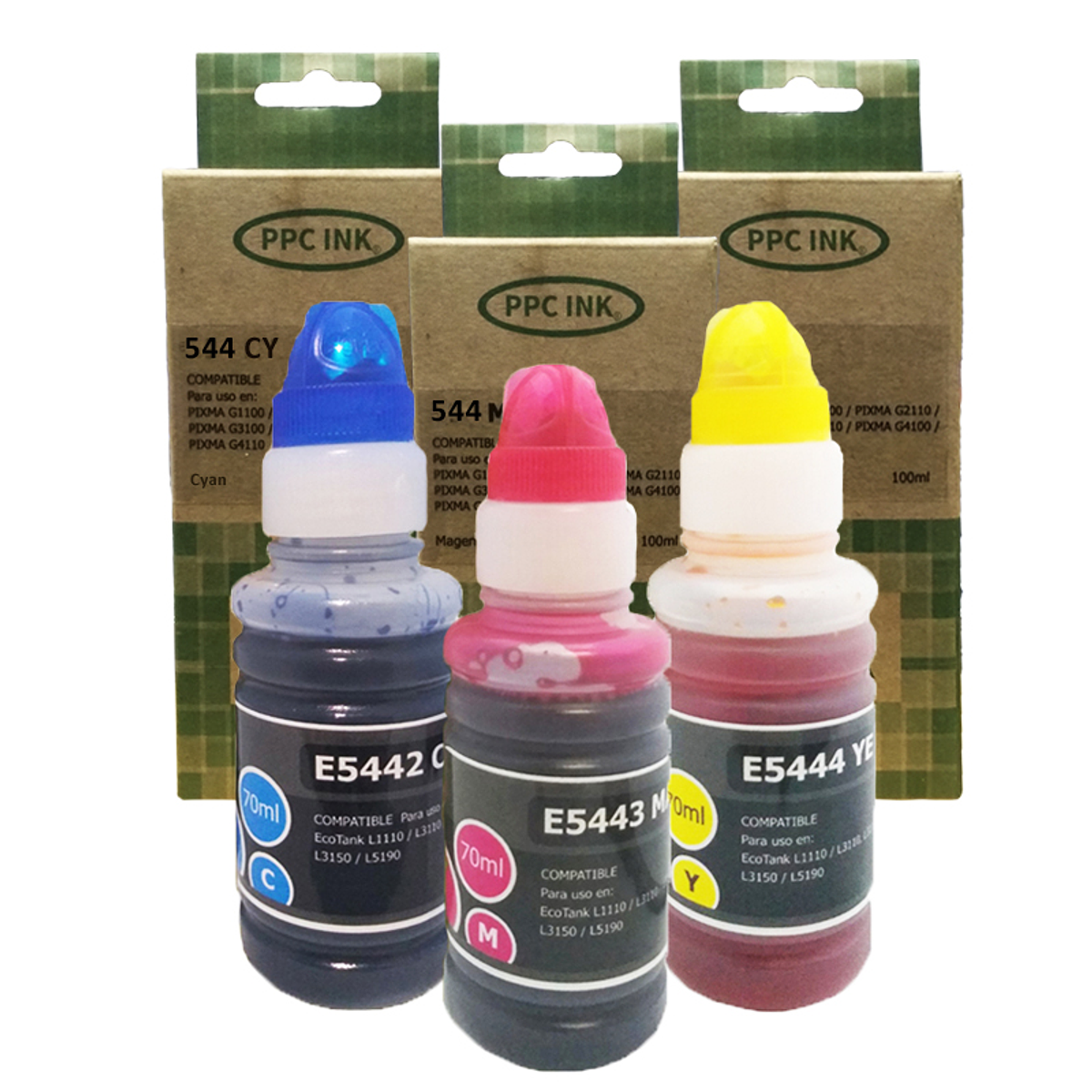 EPSON 544 | PACK COLORES | CYAN MAGENTA YELLOW | Tinta Al...