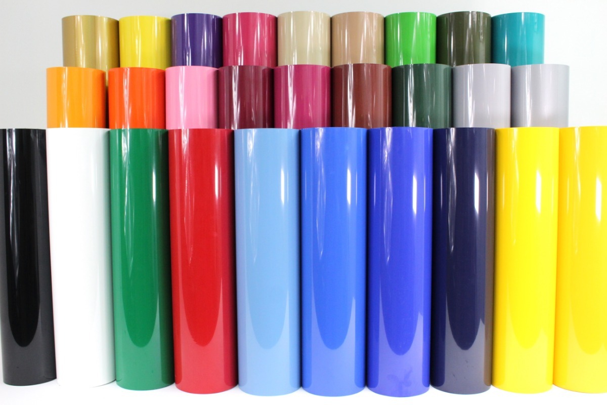 Rollo vinilo Pu con pegamento 25 mts