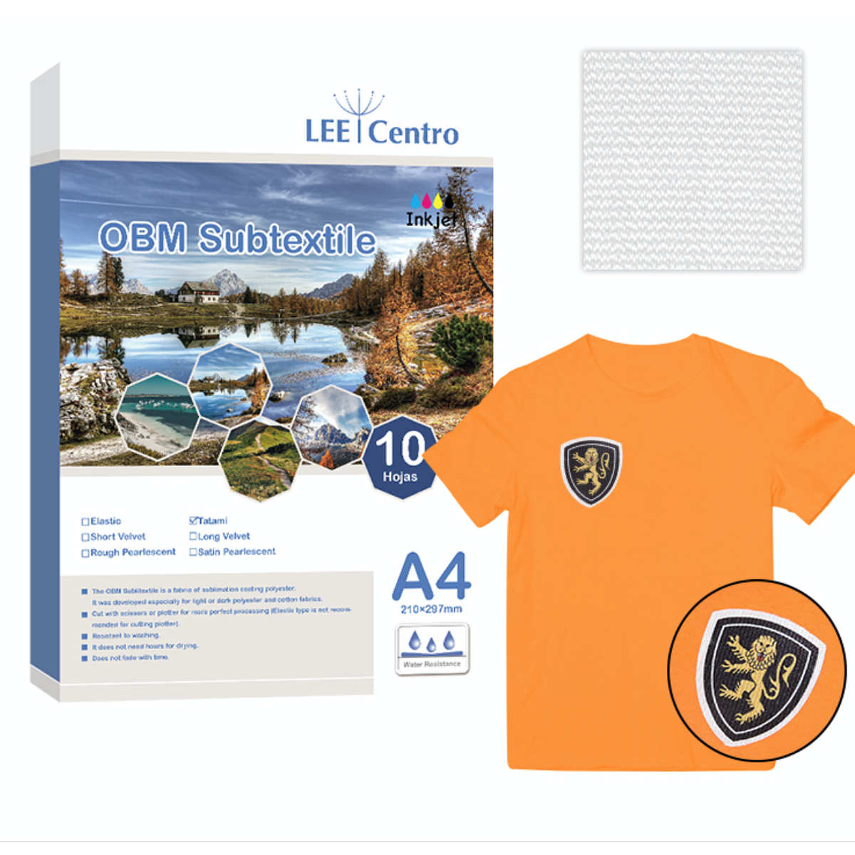 SUblitextil OBM TATAMI 10 hojas