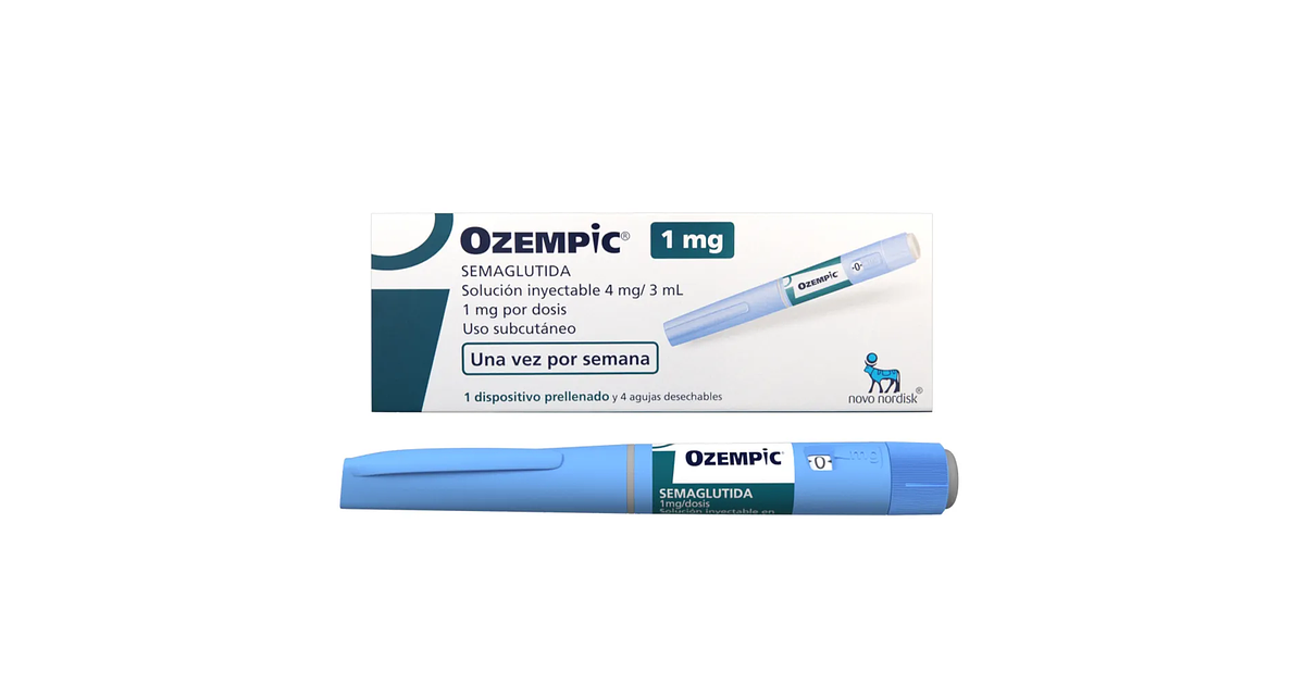 Ozempic 1mg Semaglutida 4 mg / 3 mL Solución inyectable