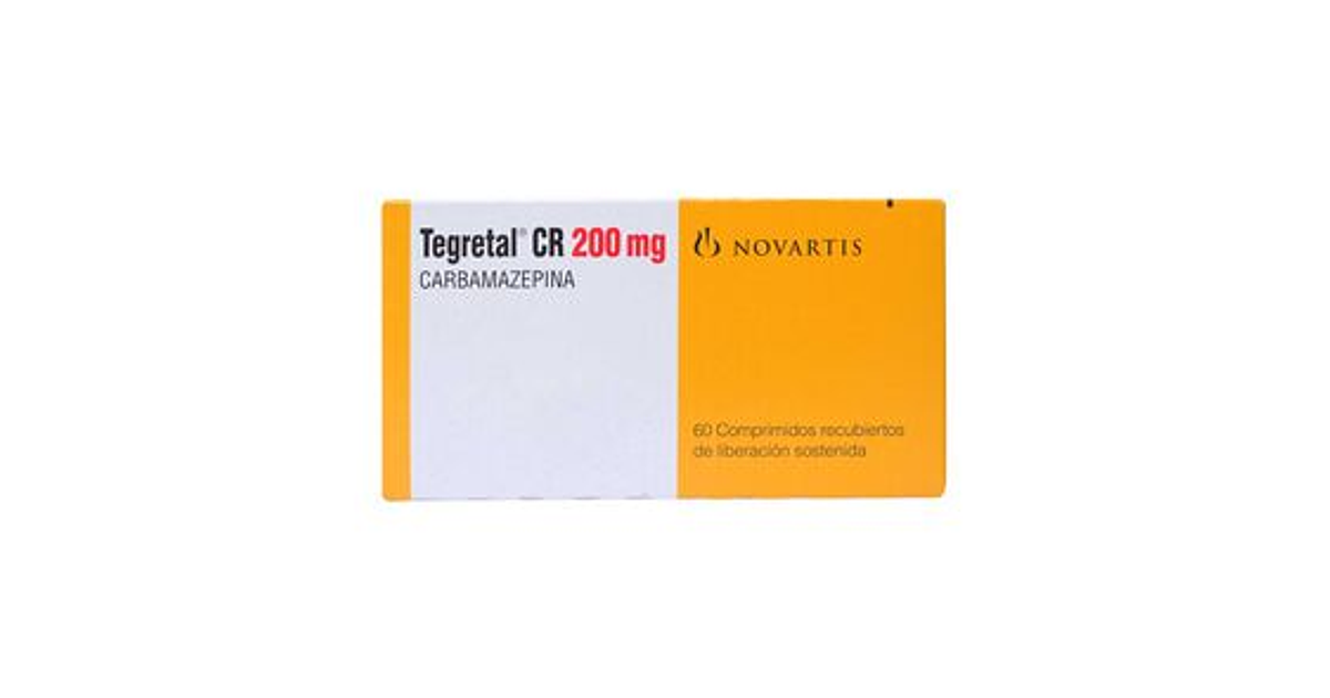 Tegretal CR 200 mg 60 comprimidos