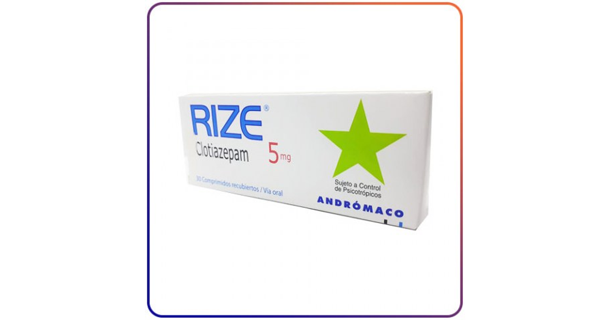 Rize com 5 mg x 30