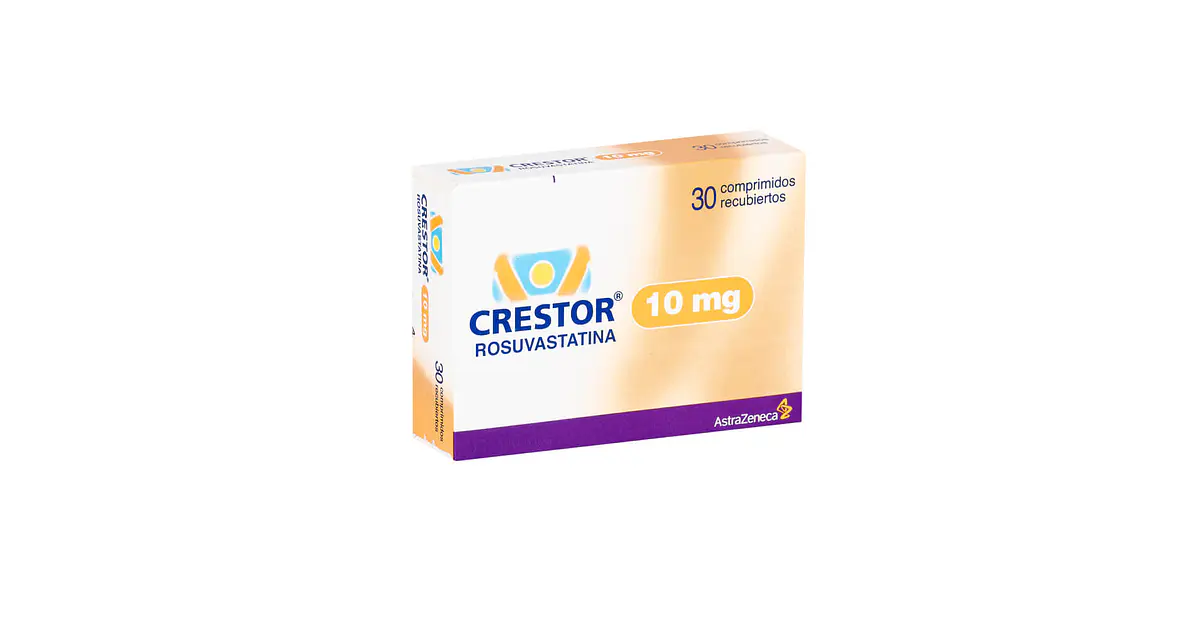 Crestor (R) Rosuvastatina 10 mg 30 Comprimidos.