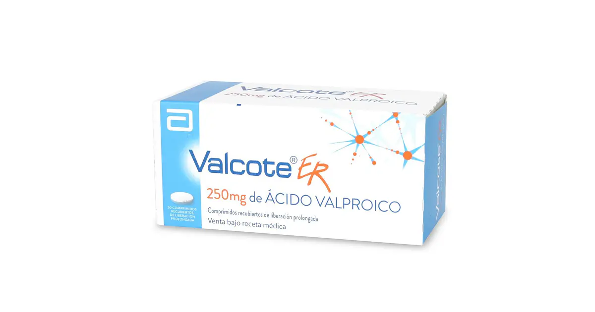 Valcote Er (R) Ácido Valproico 250 mg 50 Comprimidos de L...