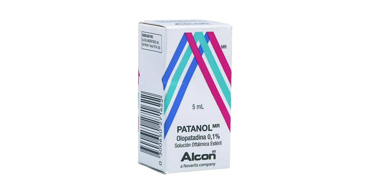 Patanol Olopatadina 0,1 % Solución oftálmica 5 ml