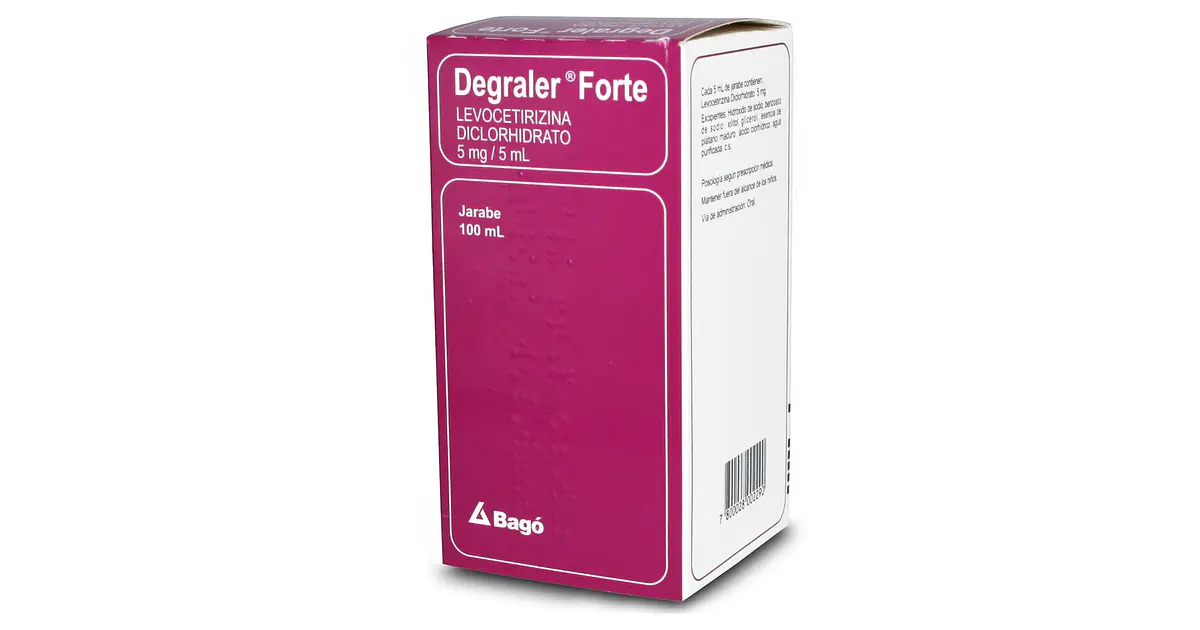 Degraler Fortelevocetirizina Diclorhidrato 5 mg / 5 ml ...