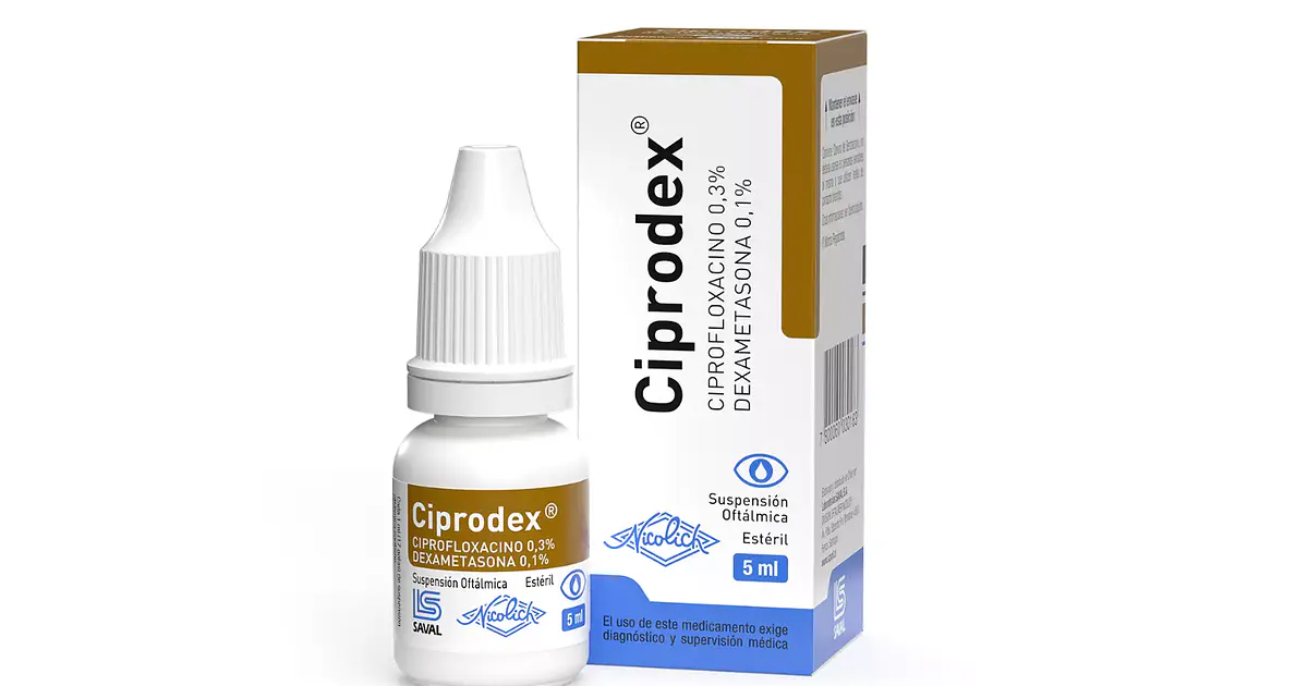 Ciprodex Ciproflxacino / Dexametasona Solución Oftálmica ...