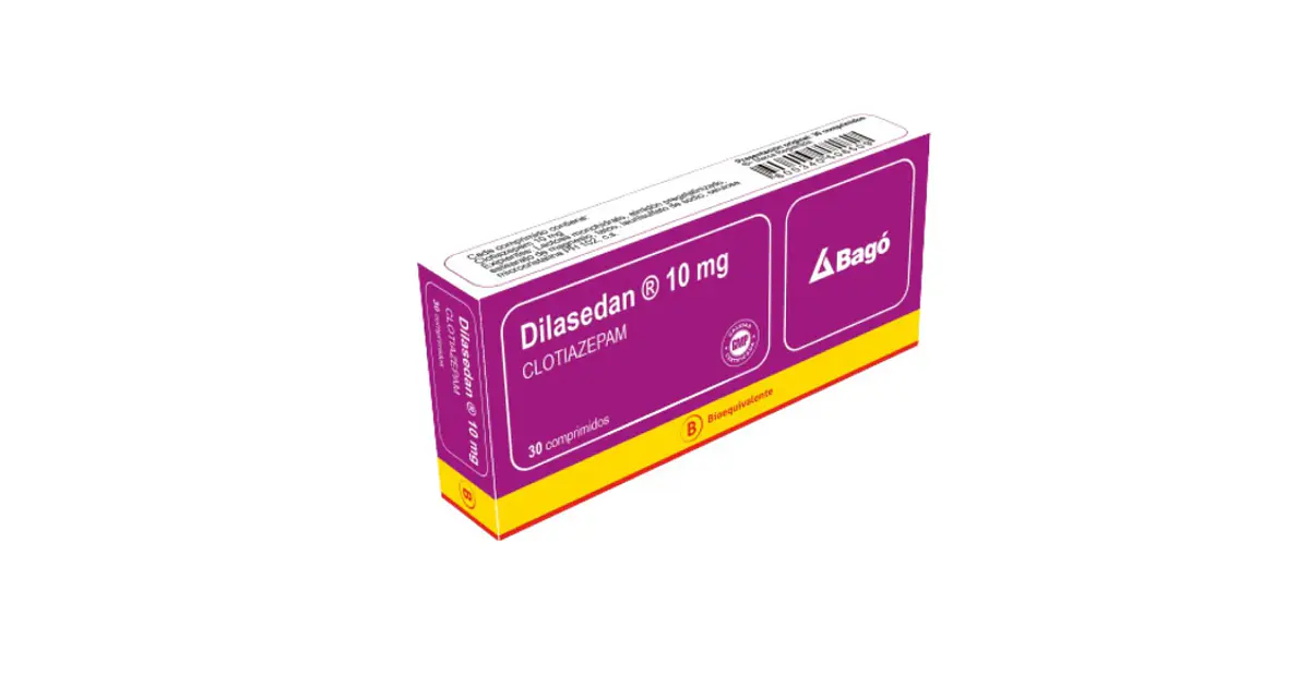 Dilasedan (B) Clotiazepam 10Mg 30 Comprimidos (Disponible...