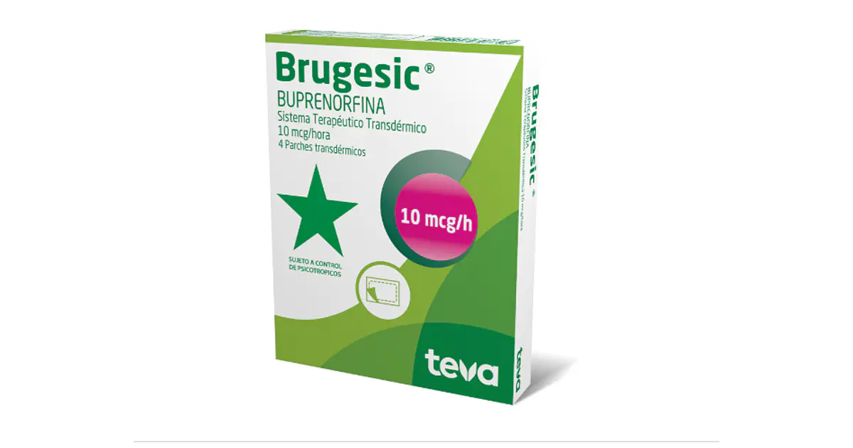 Brugesic Buprenorfina 10Mcg/Hr 4 Parches