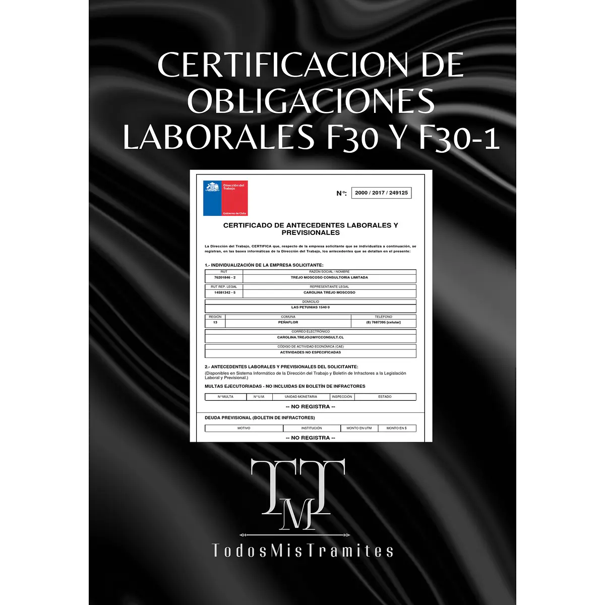 Certificado F30 y F30-1