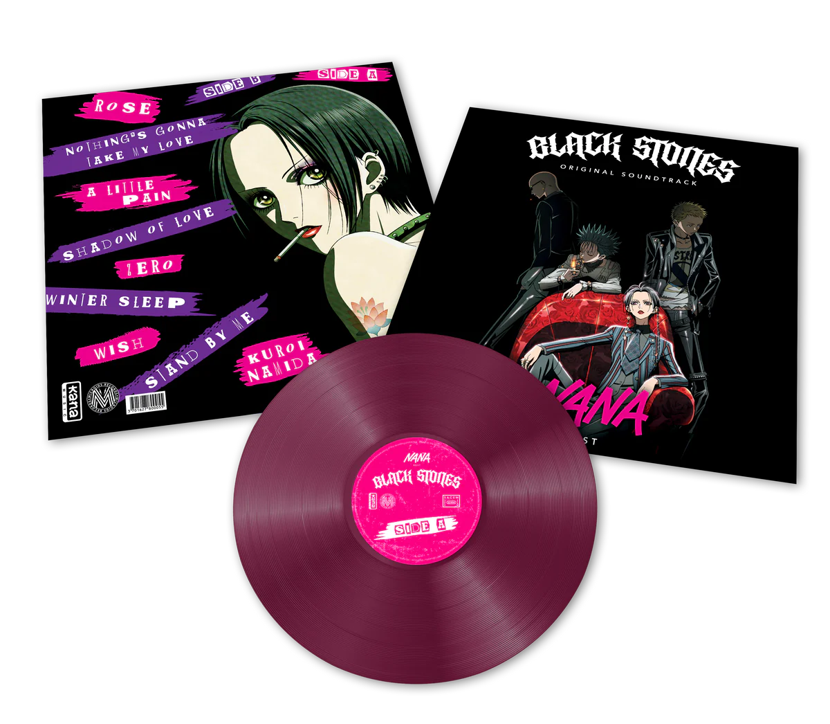 Nana Best Black Stones Original Soundtrack Vinilo