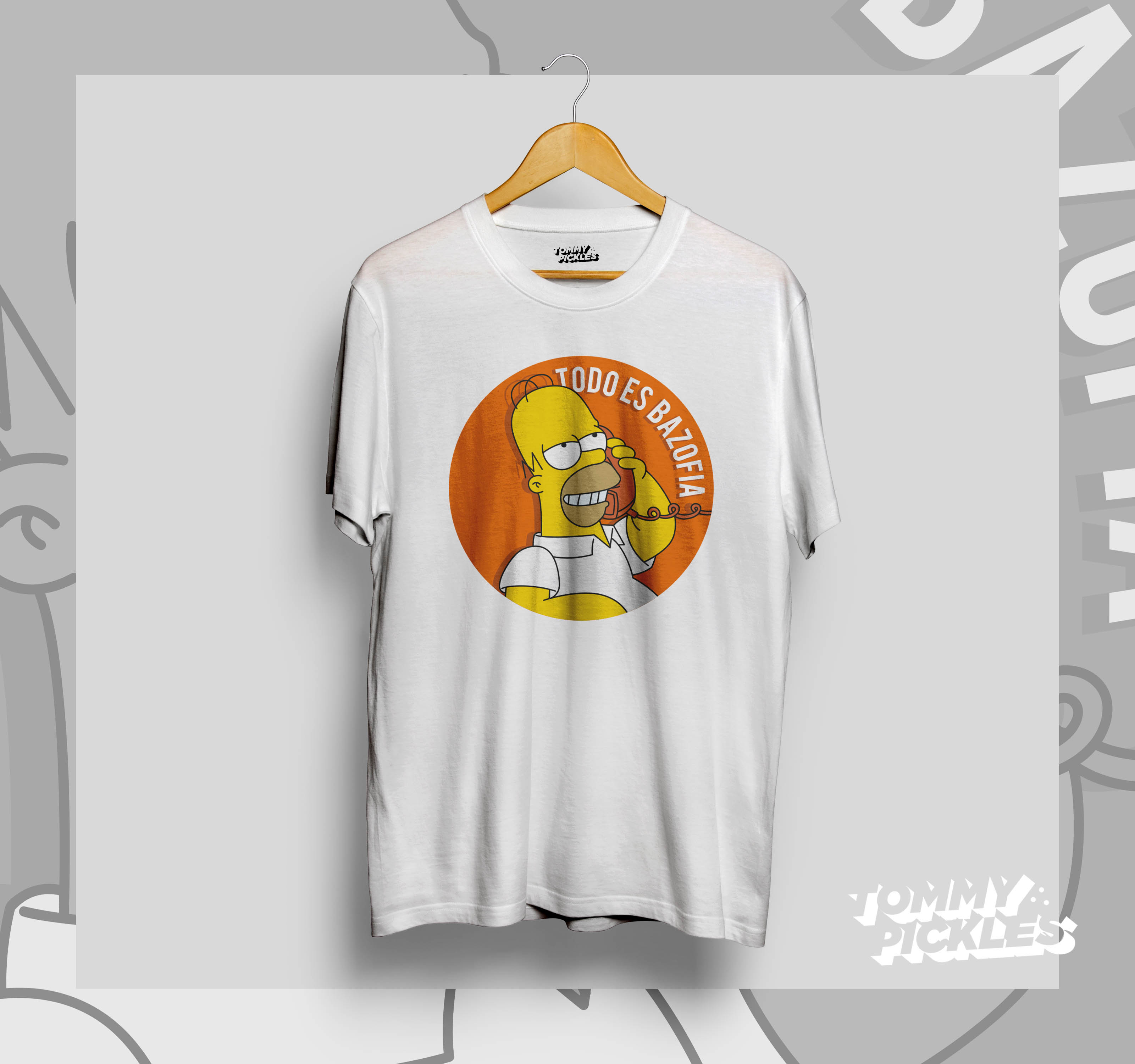 Polera Homero Bazofia | Los Simspon