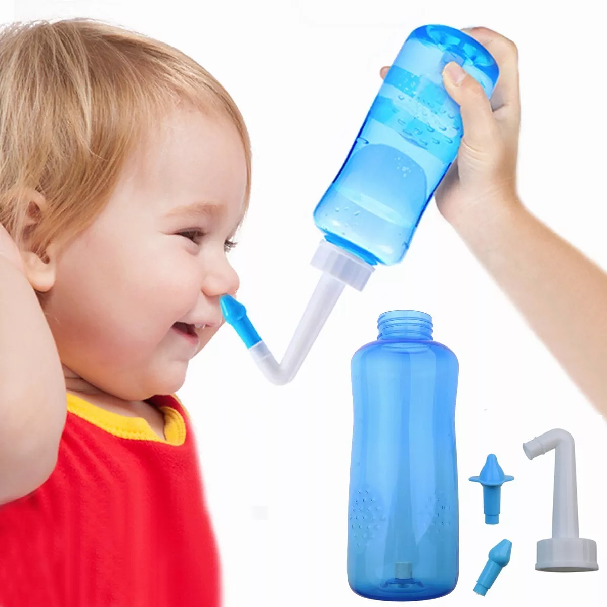 Botella para Lavado Nasal Irrigador Para Adultos y Niños 300