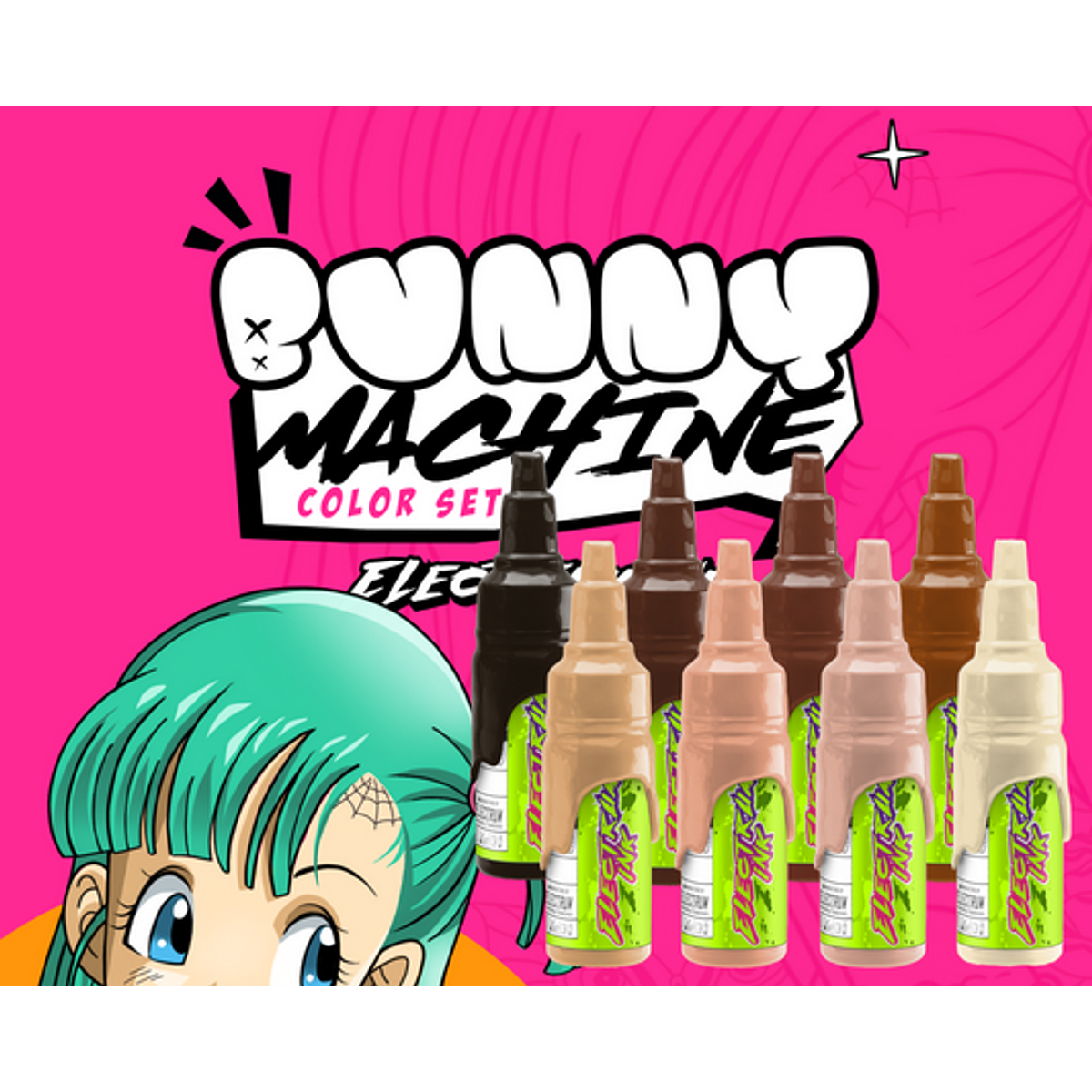 ELECTRUM INK 8 COLOR BUNNY SET 1 OZ.