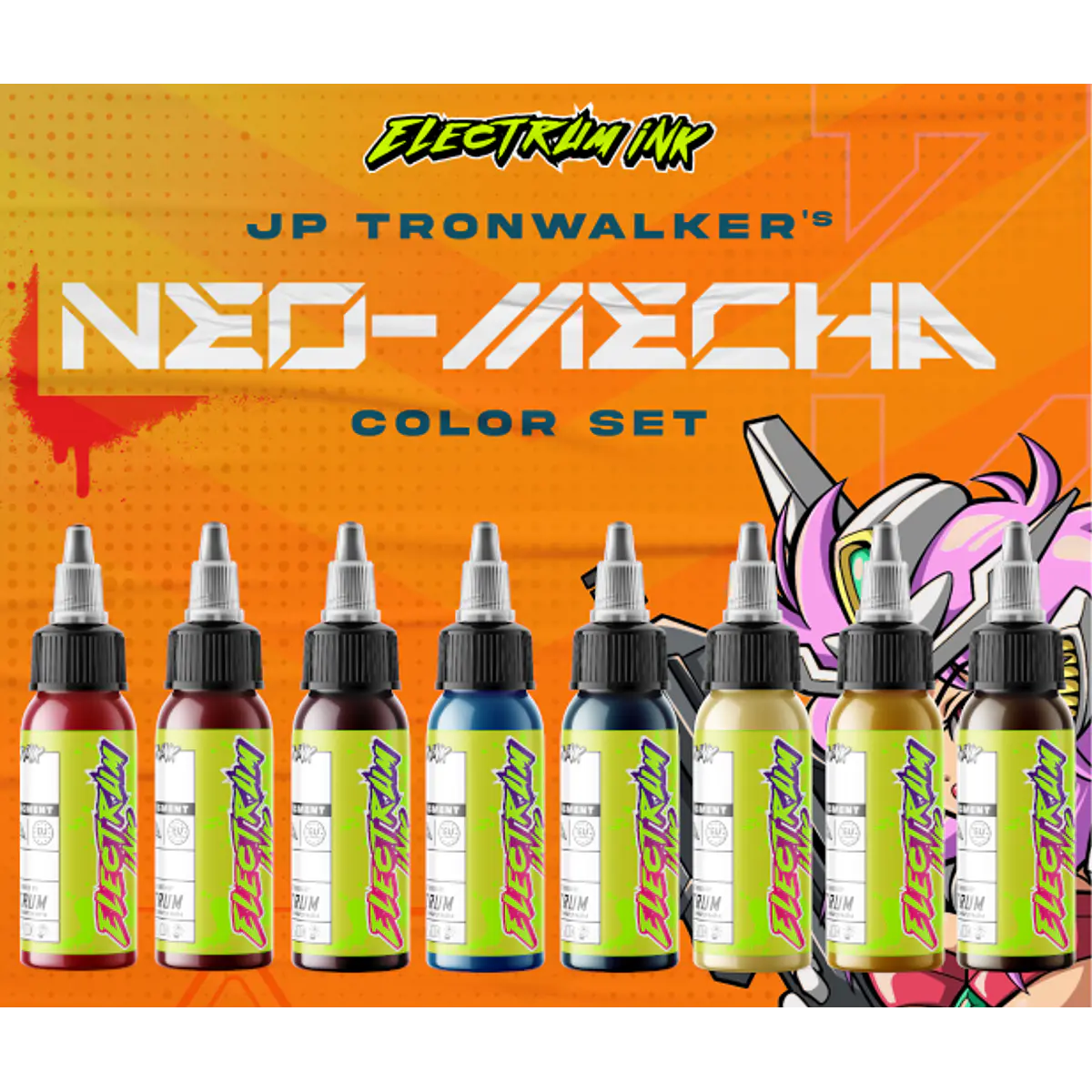 SET ELECTRUM INK 8 COLOR JP TRONWALKER