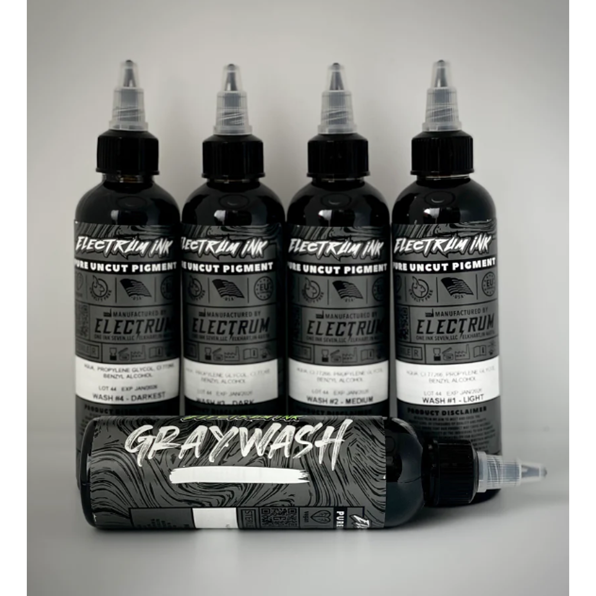 SET ELECTRUM INK 4 COLOR GRAY WASH