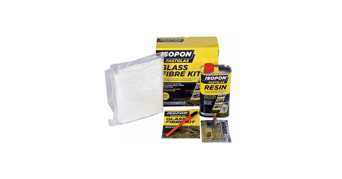 Isopon Fastglas KIT Fibra de vidrio