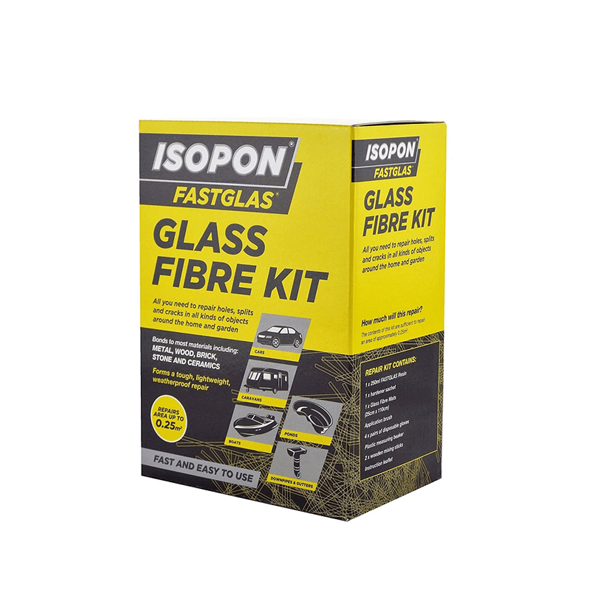 Isopon Fastglas KIT Fibra de vidrio