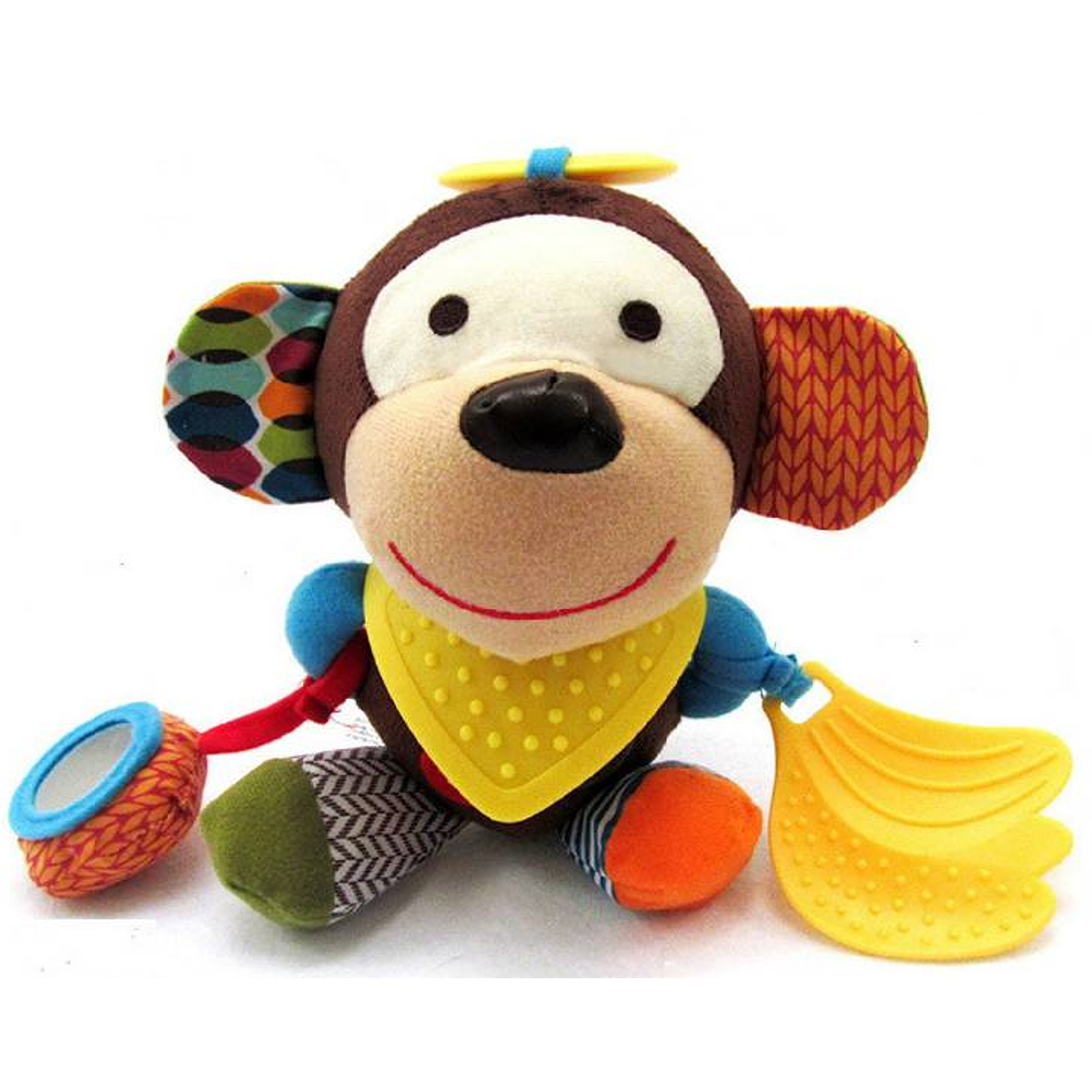 SKK BABY PELUCHE SENSORIAL CON MÚLTIPLES TEXTURAS