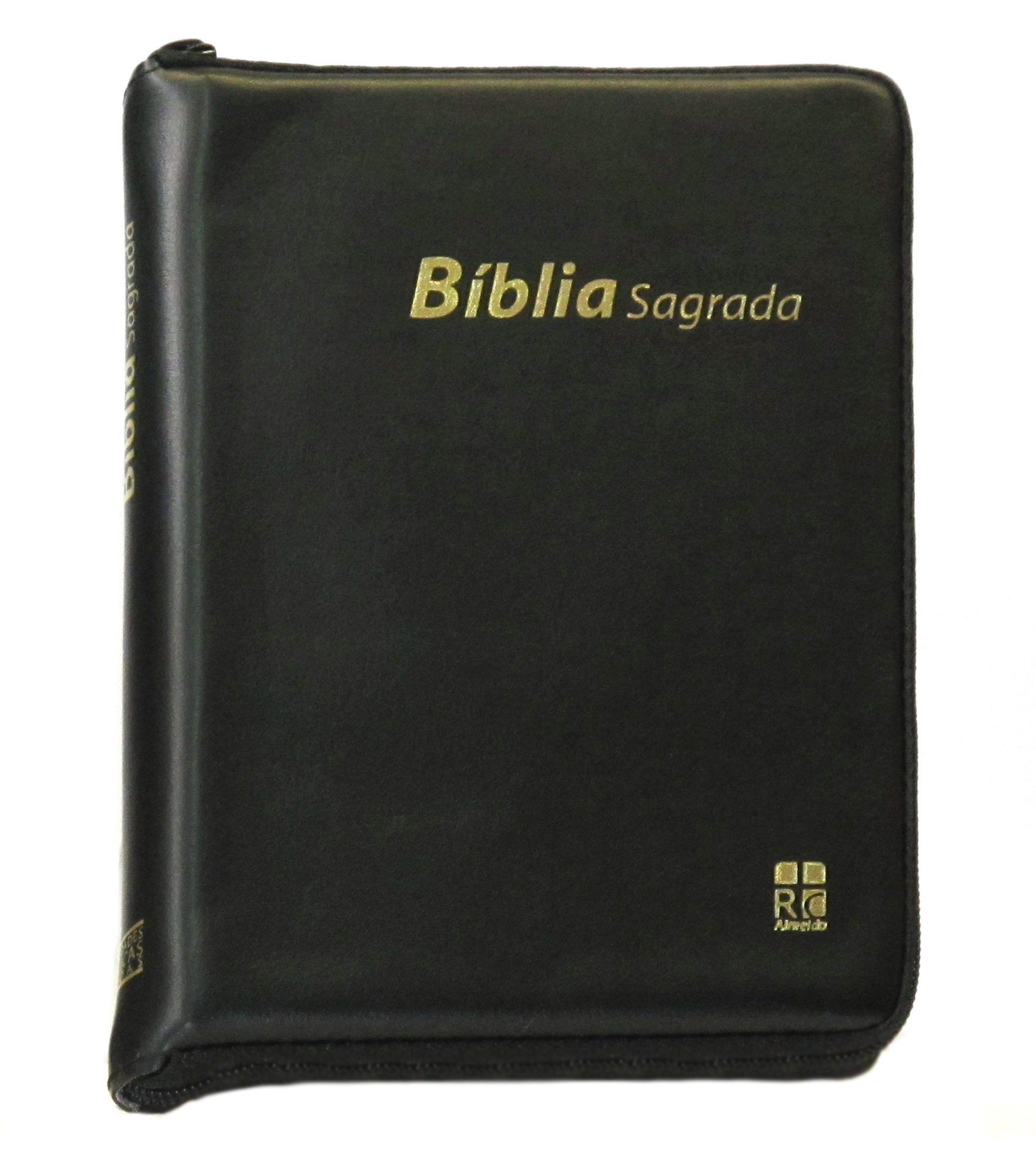 Bíblia Sagrada DN 42Z Capa preta com fecho