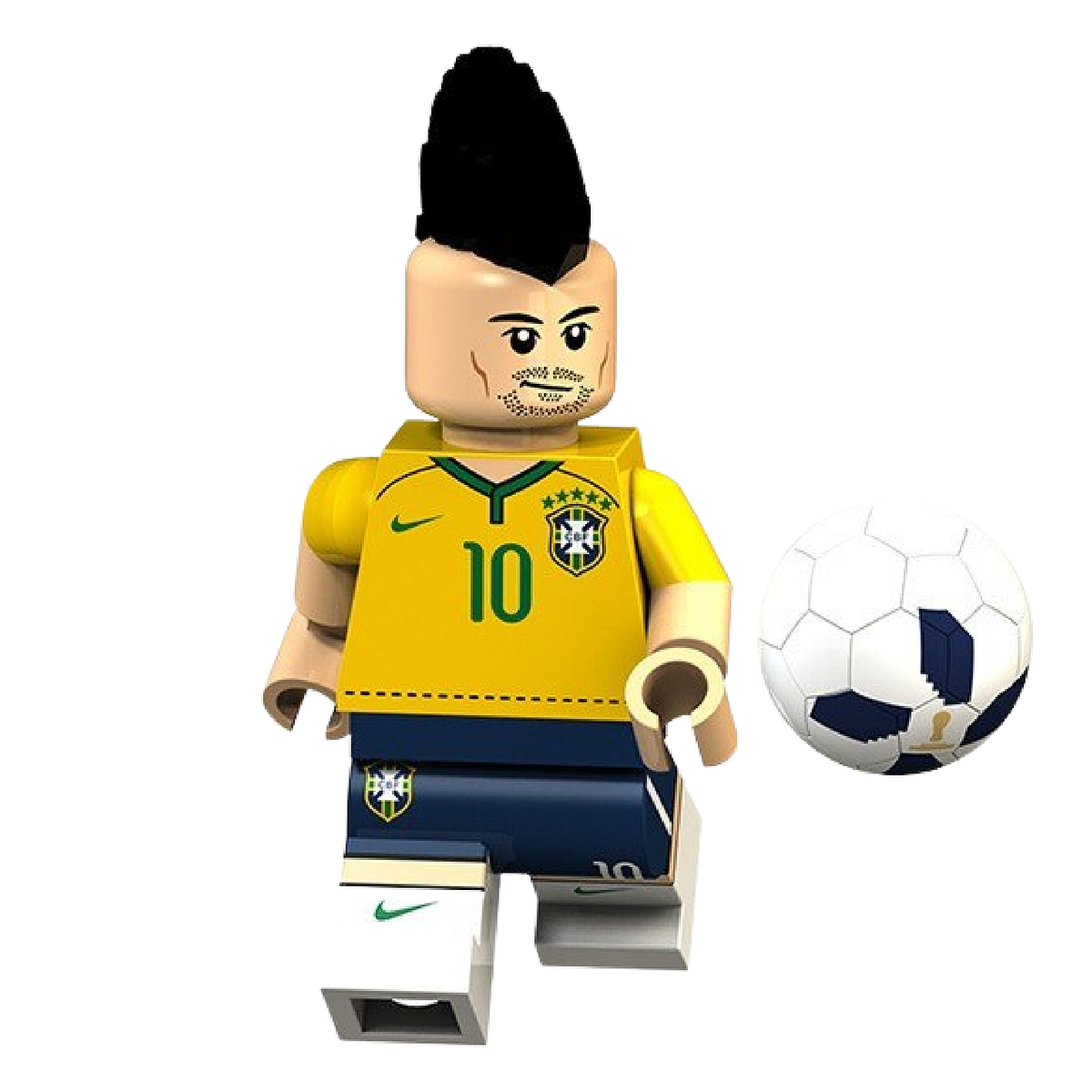 Set Fútbol Fifa Compatible Lego Messi Ronaldo Neymar Cavani