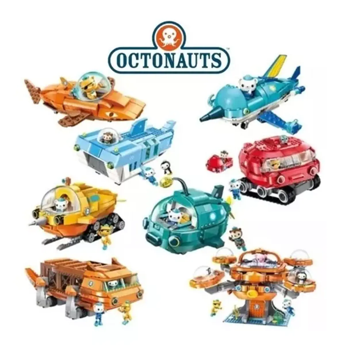 Ballena Octonautas 3714 Perlita Conejita Lego Bloques 630pzs